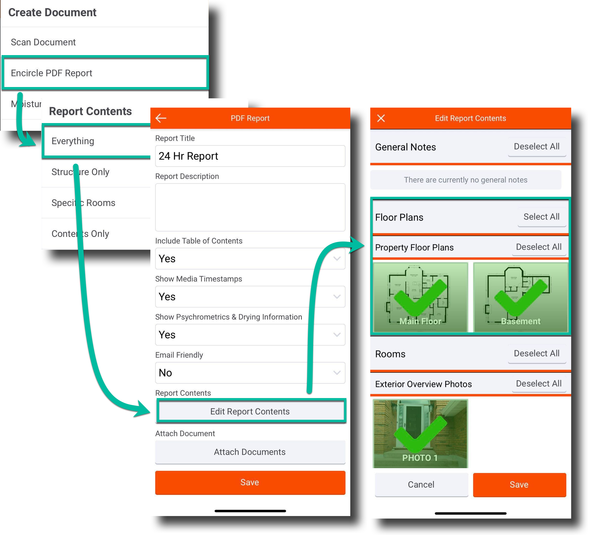 Including Floor Plans in Your PDF Reports (Mobile) – Encircle