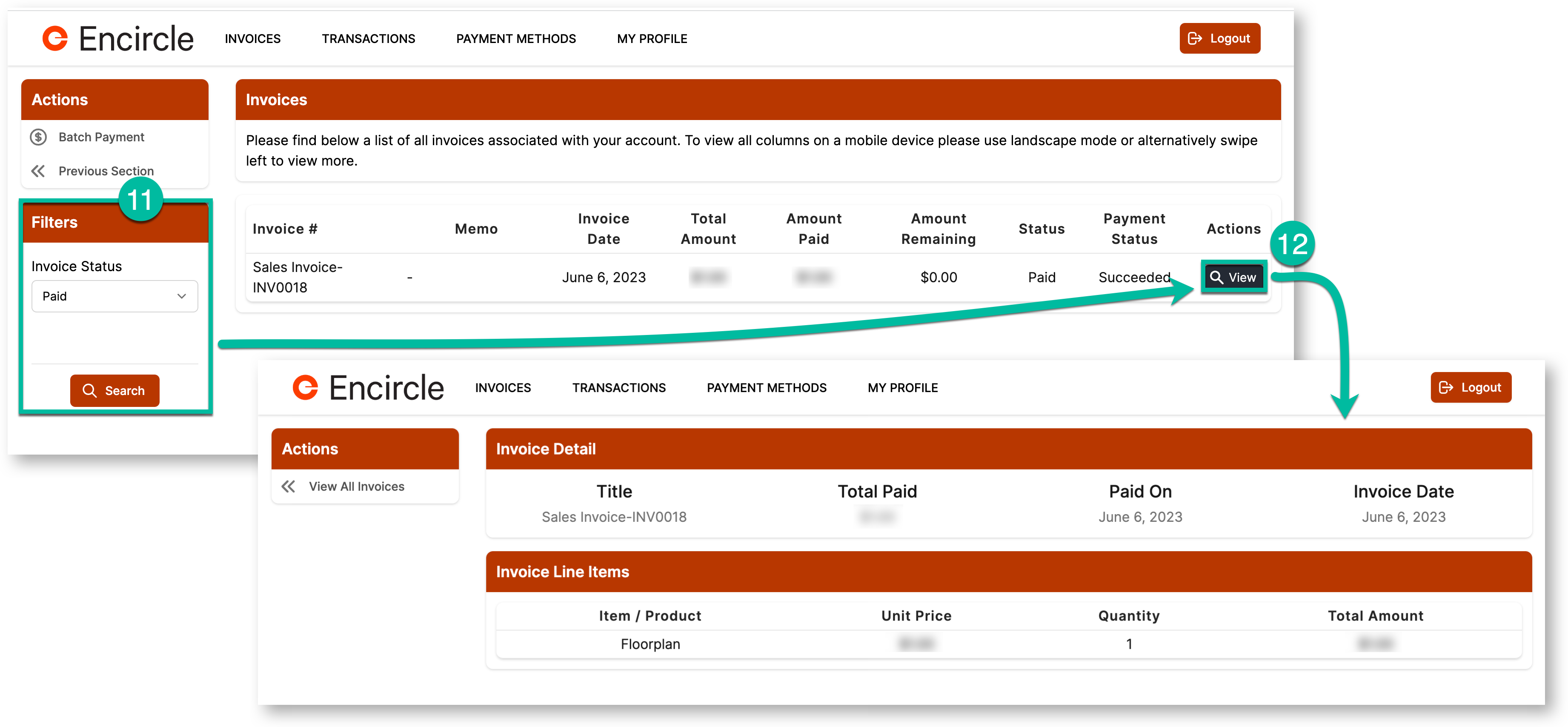 How to Pay an Invoice with Encircle's Billing Portal – Encircle