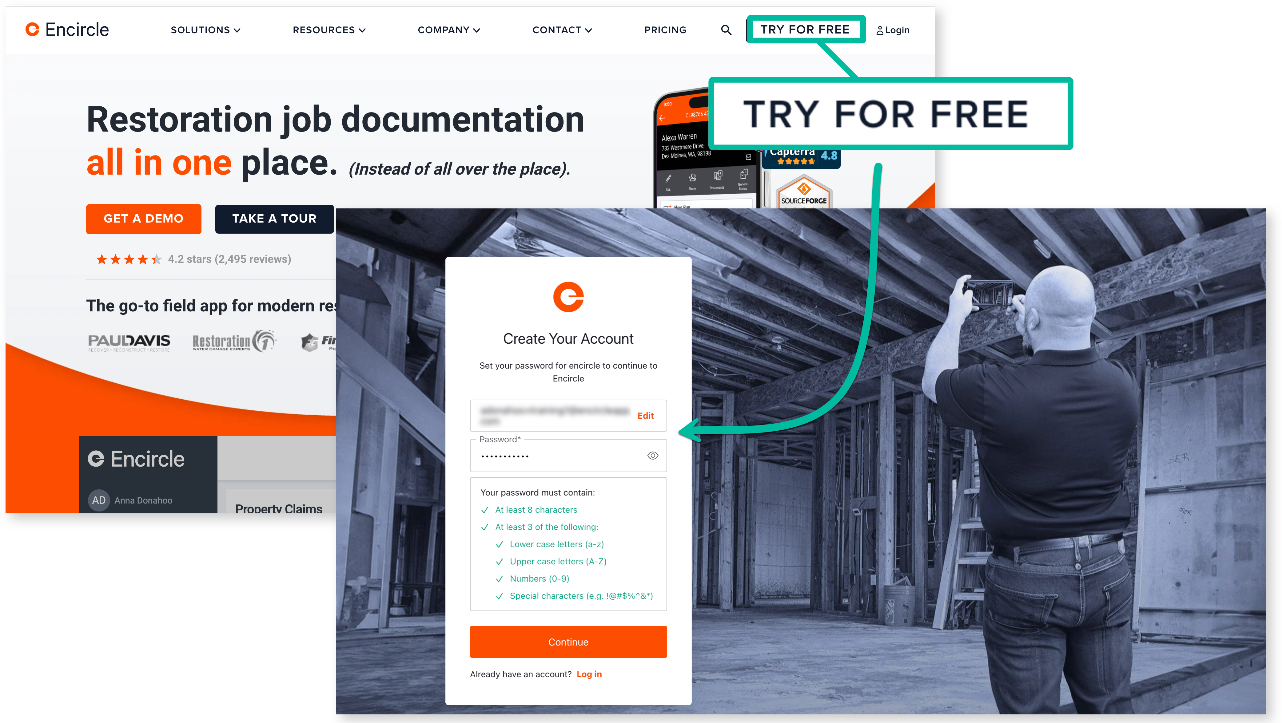 Creating An Encircle Account – Encircle