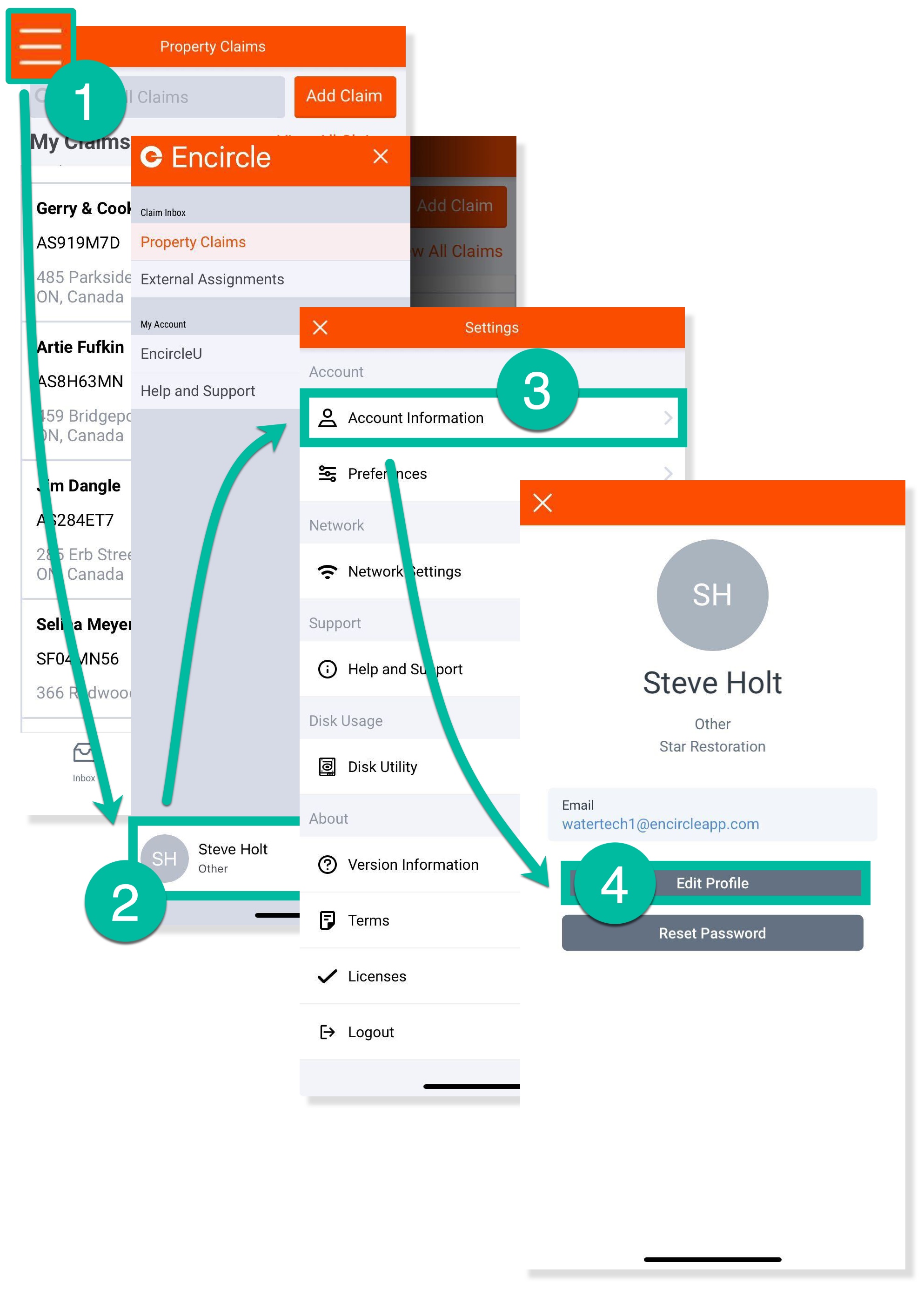 Setting Up Your User Profile (Mobile App) – Encircle