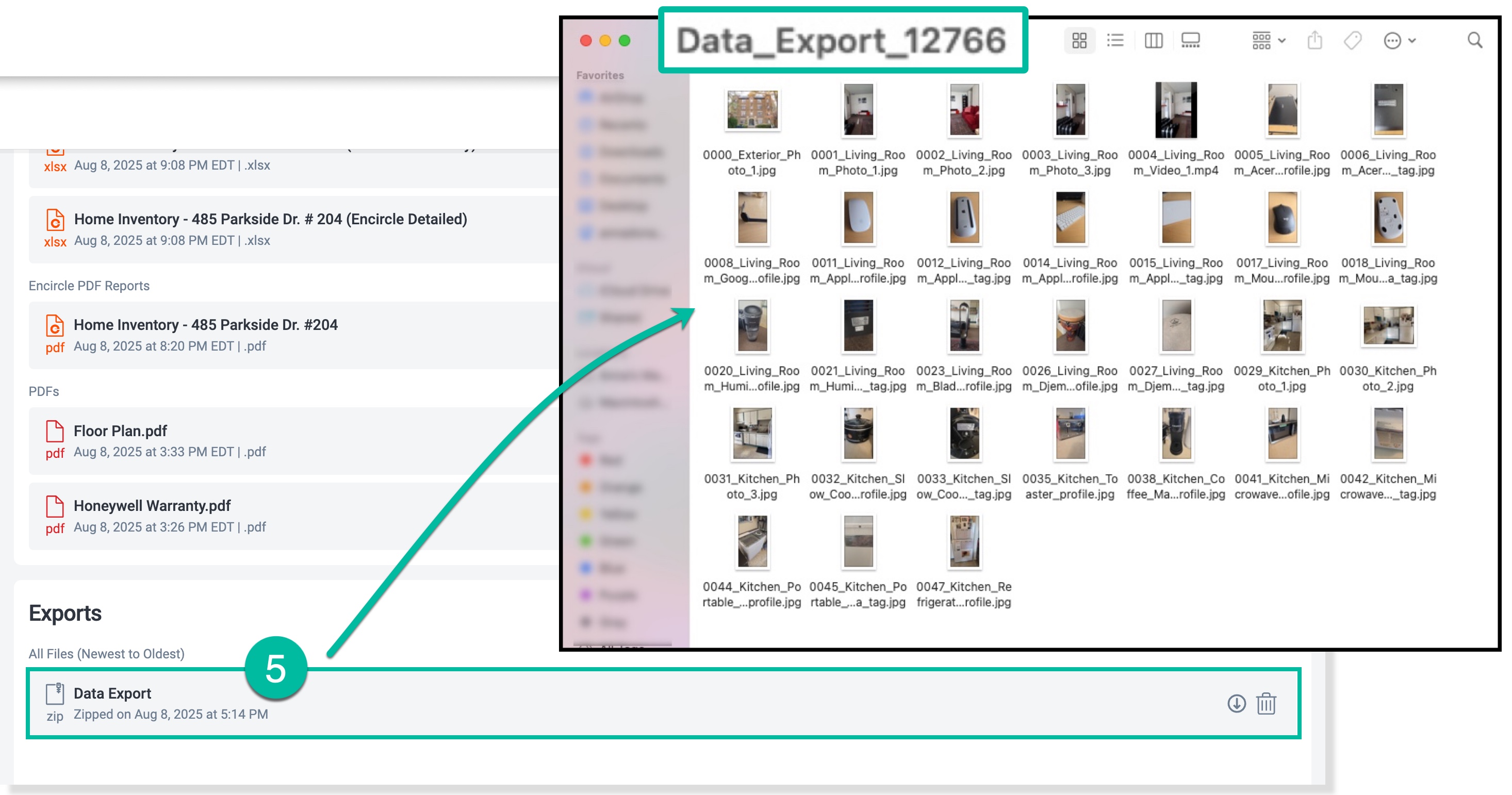How to Export Your Encircle Home Inventory Data – Encircle