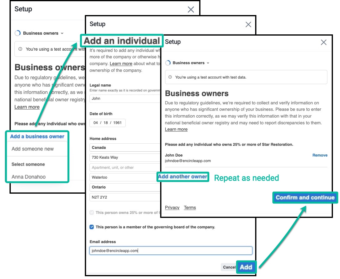 Stripe Account Setup Guide – Encircle
